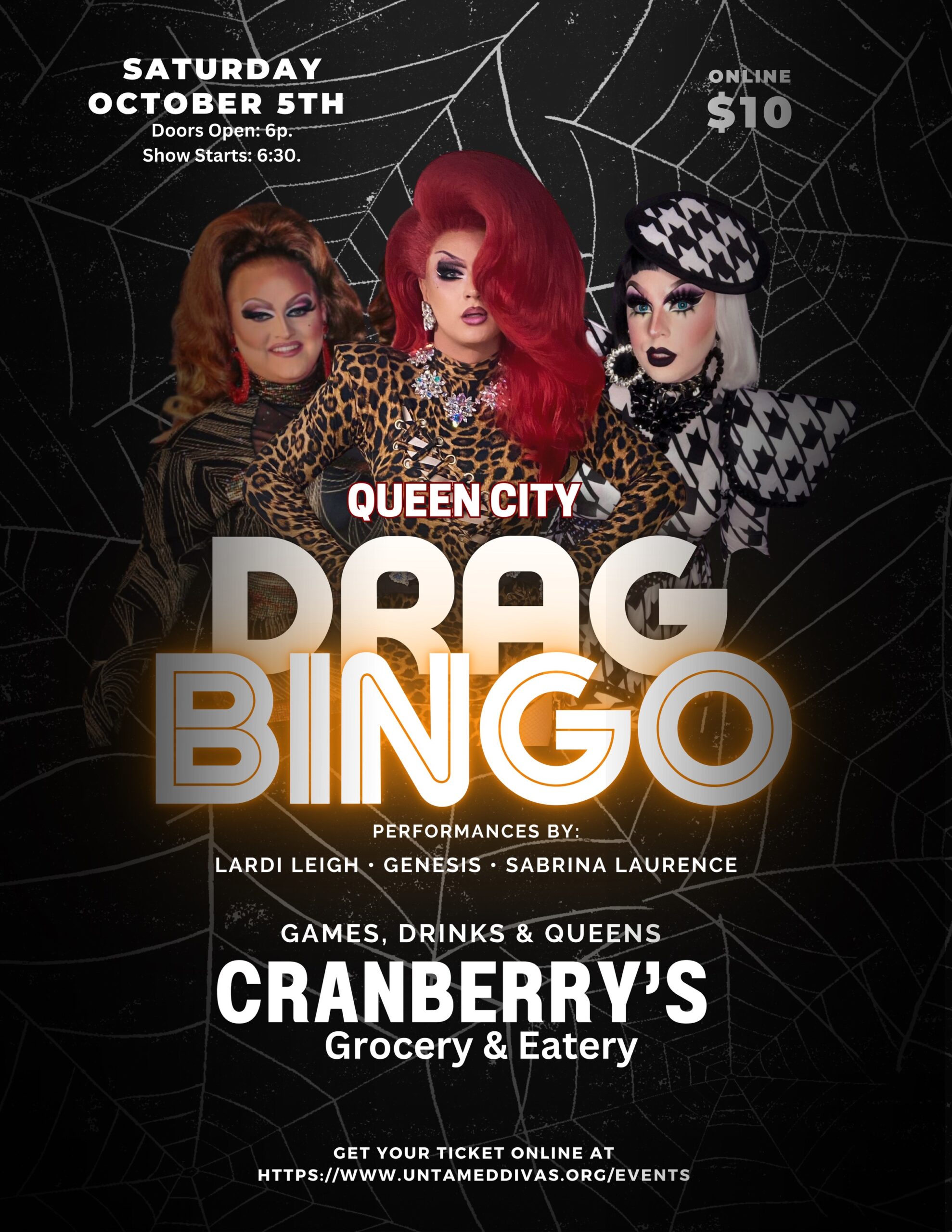 Queen City Drag Bingo – Untamed Divas